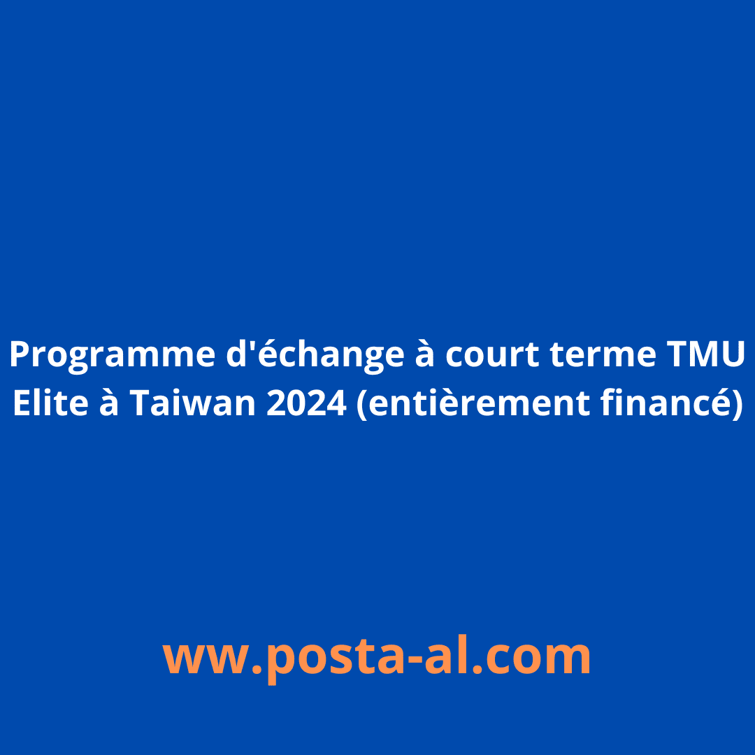 Programme d'échange à court terme TMU Elite à Taiwan 2024 (entièrement ...